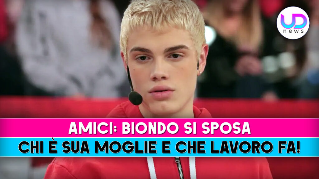 Biondo si sposa: scopri chi è la moglie e il suo lavoro