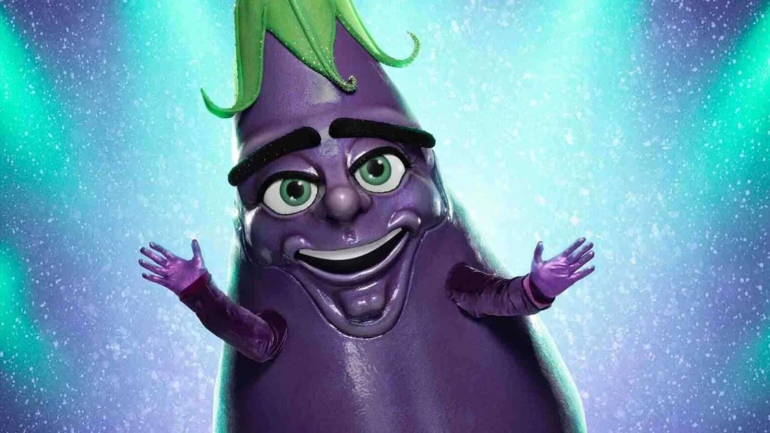 Eggplant quasi conferma la sua identità nel masked singer di questa sera