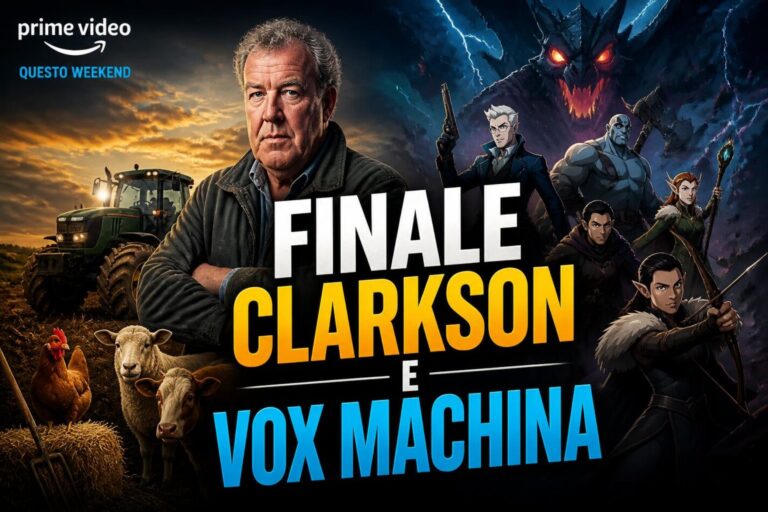 Prime Video: finale Clarkson e nuovi episodi Vox Machina