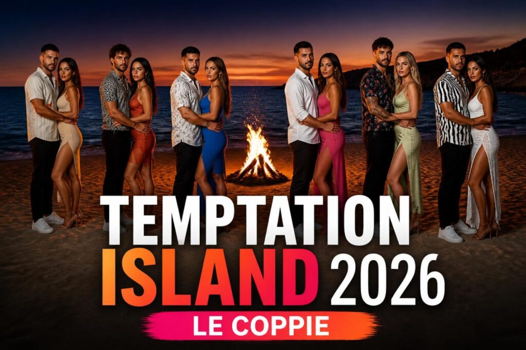 Temptation Island 2026: le 7 coppie in gara